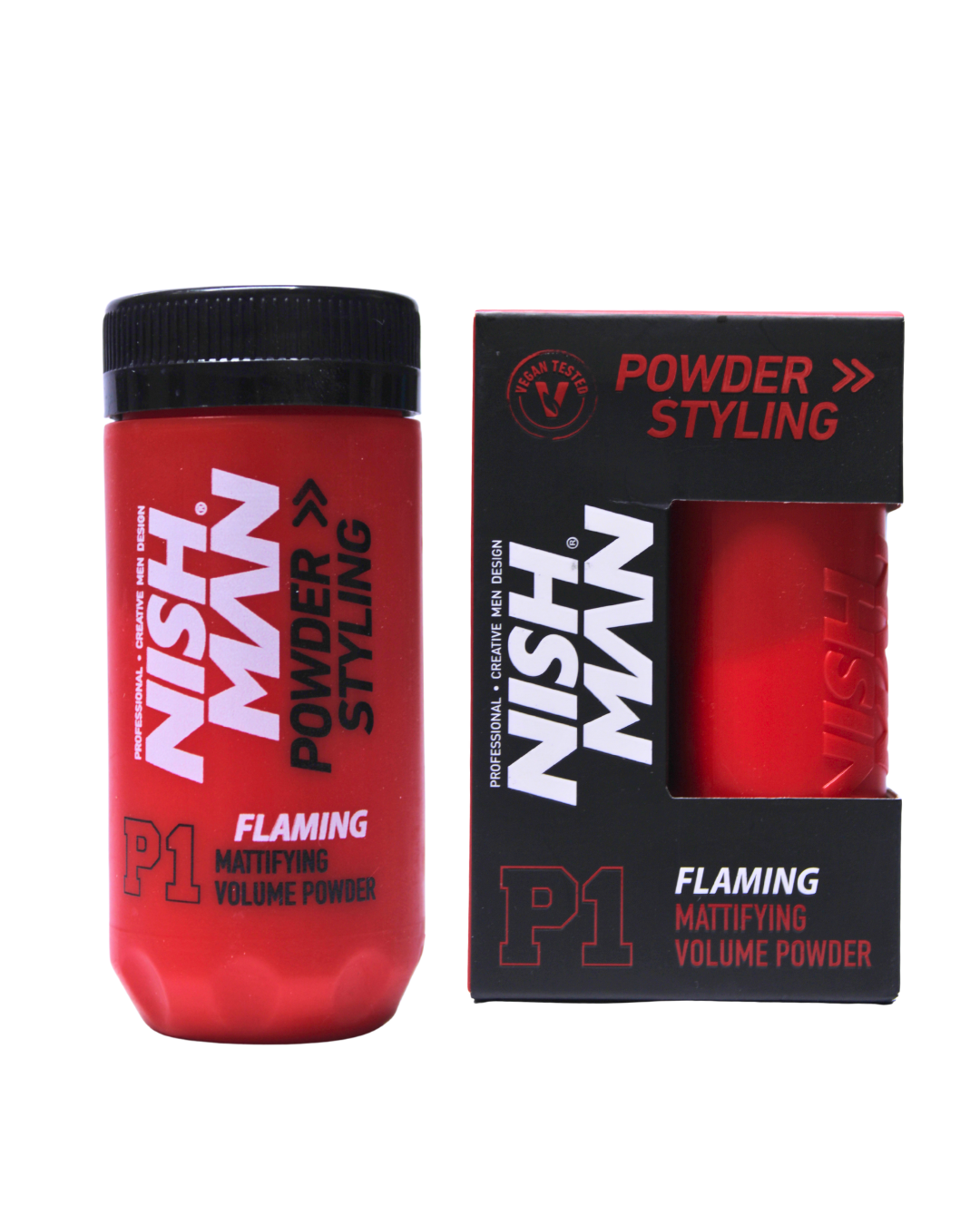 P1 MATTIFYNG VOLUME POWDER - FLAMING NISHMAN – Fantasy Color