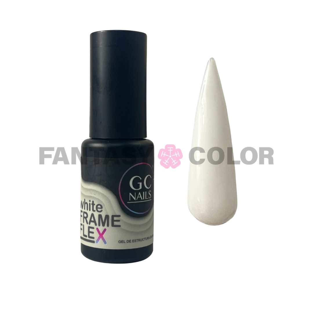 GEL FRAME FLEX (GEL DE ESTRUCTURA EN BROCHA) BLANCO – Fantasy Color