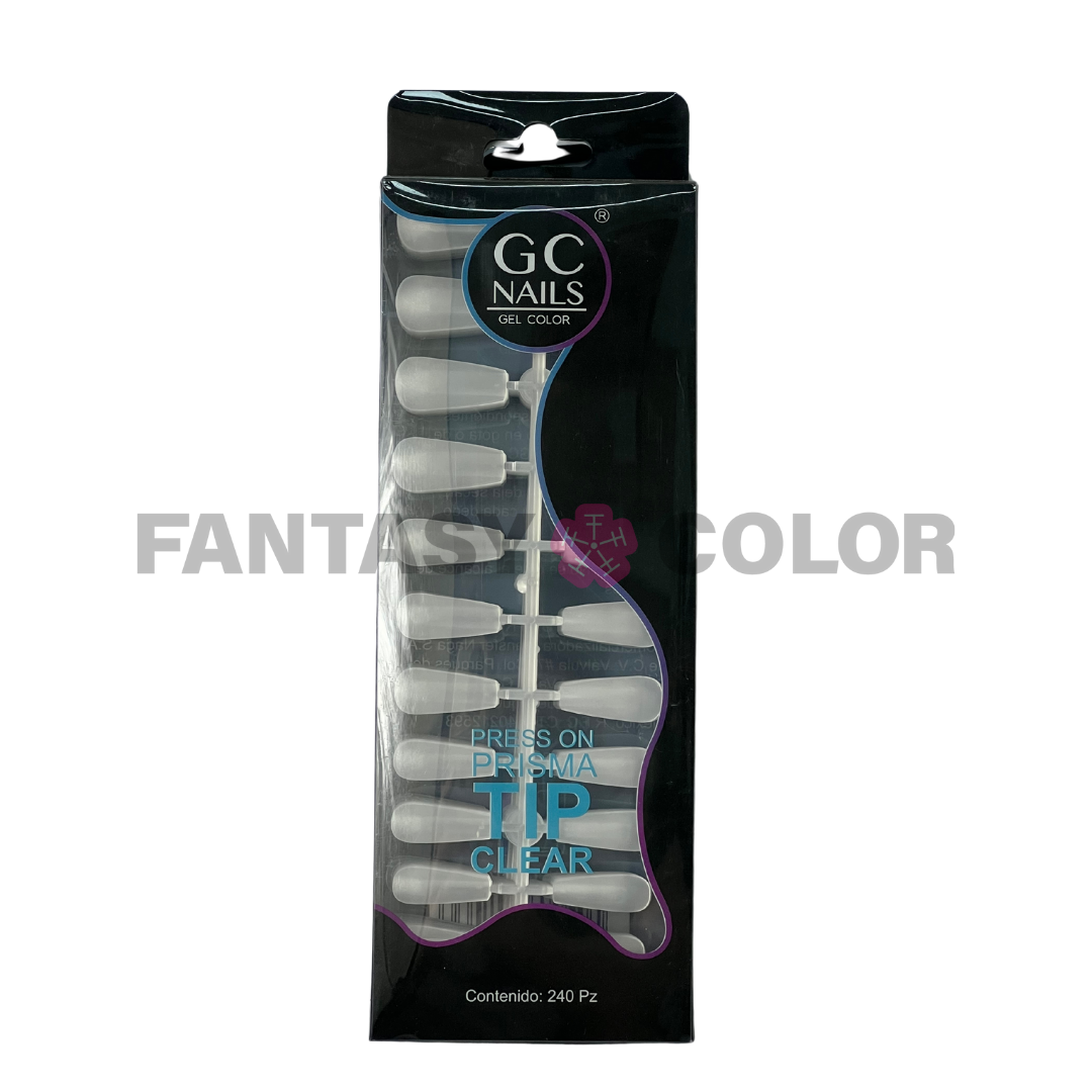 TIP PRESS ON PRISMA CLEAR GC NAILS 240 PZ – Fantasy Color
