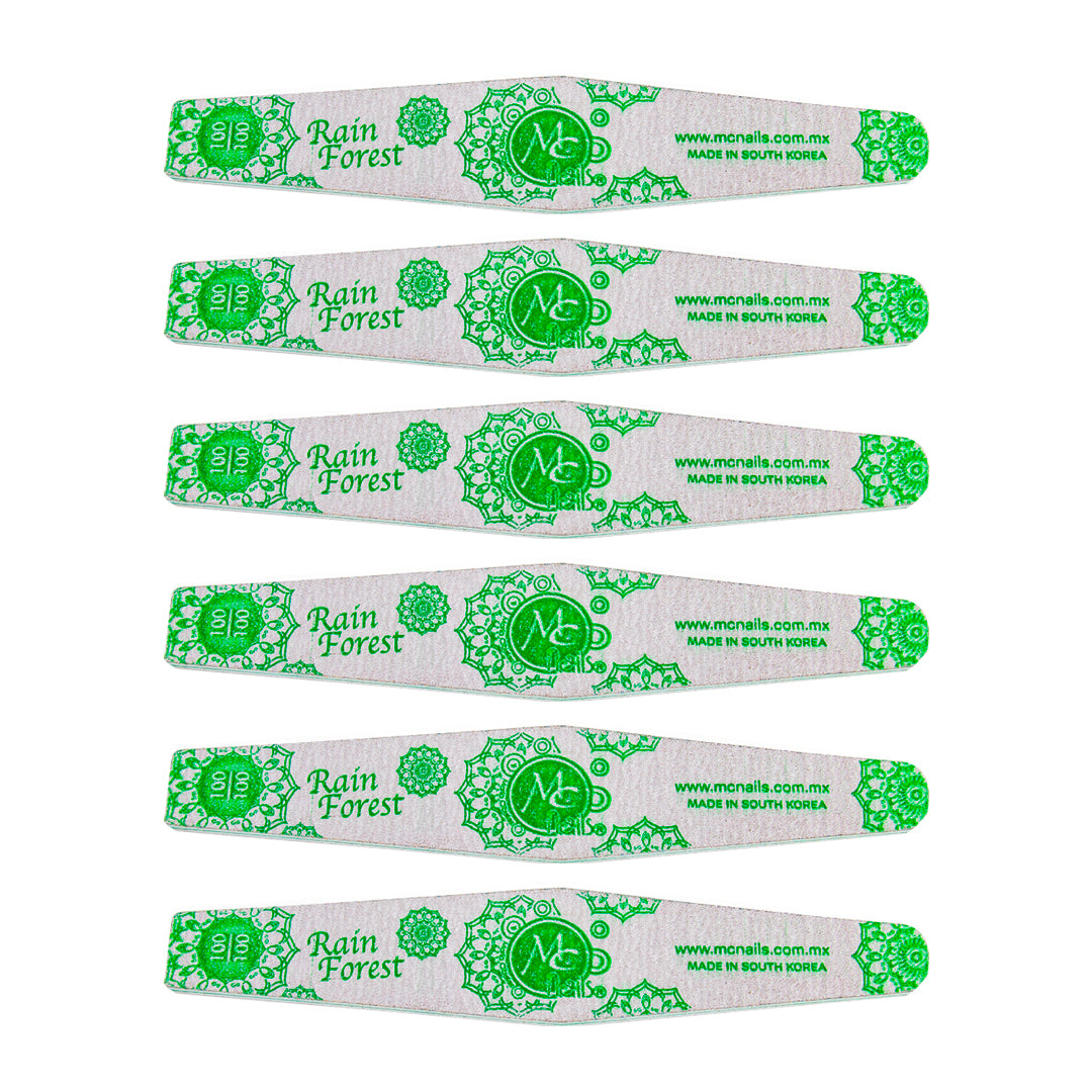 SET DE 6 LIMAS PROFESIONAL 100/100 MC NAILS – Fantasy Color