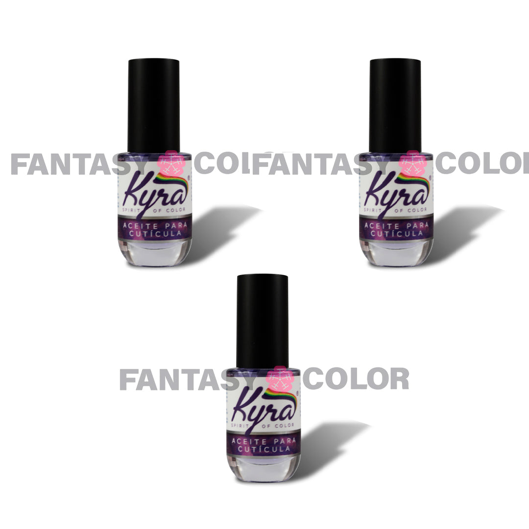 SET DE 3 ACEITES PARA CUTICULA KYRA – Fantasy Color